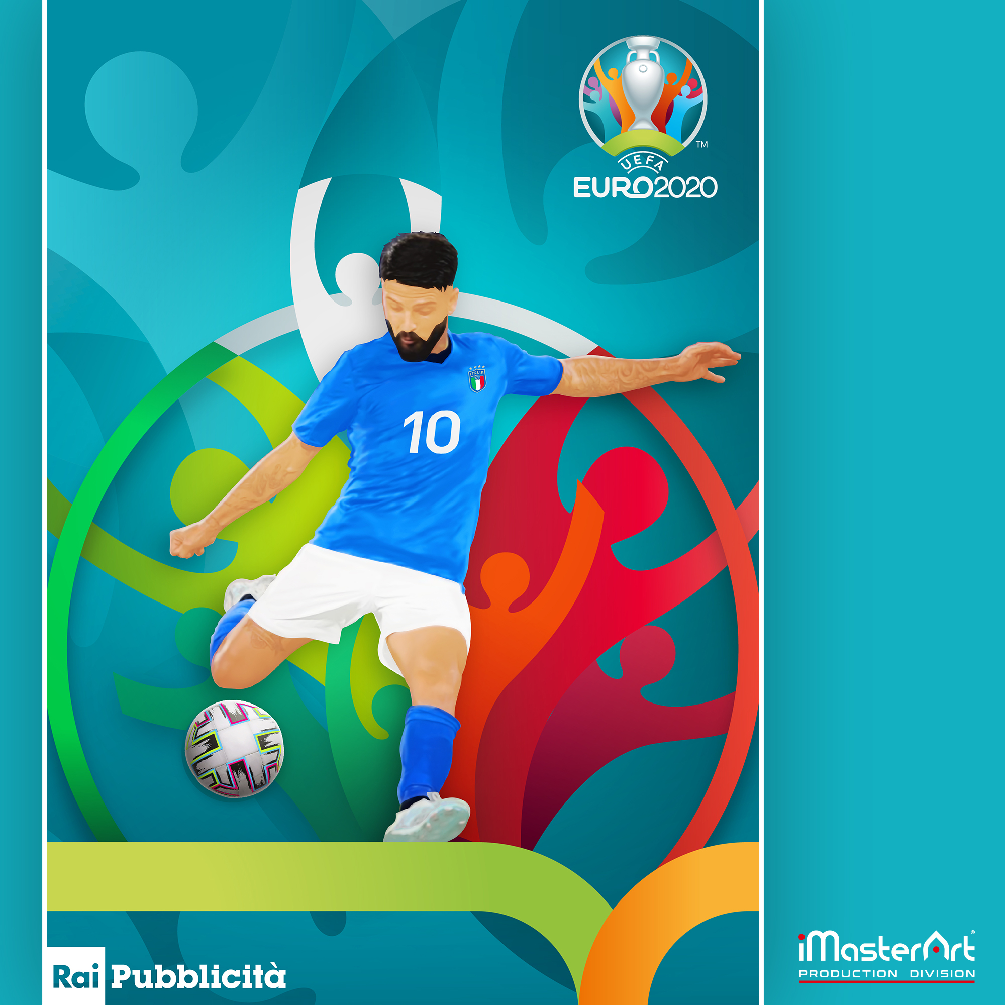 UEFA Euro 2020 Insigne - post Instagram - iMasterArt Production